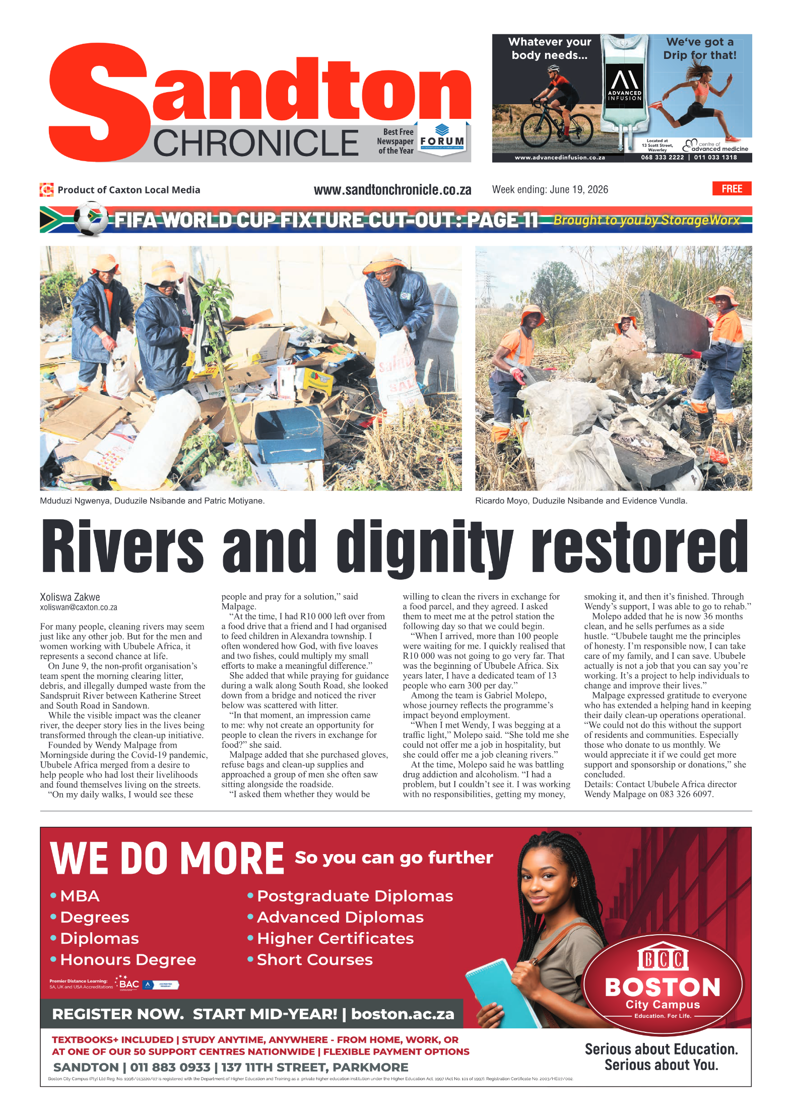 Sandton Chronicle 19 June 2026 | Sandton Chronicle