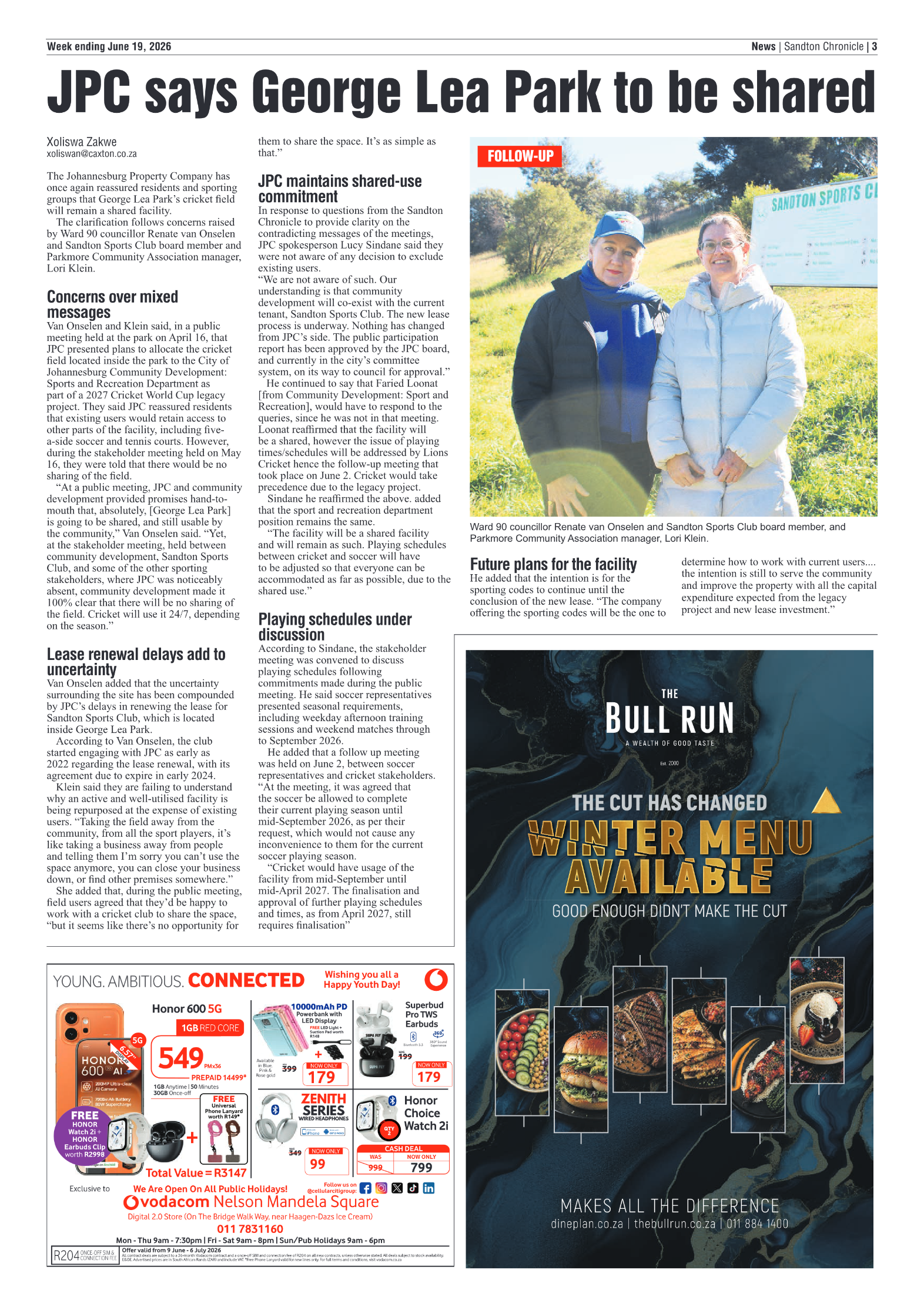 Sandton Chronicle 19 June 2026 | Sandton Chronicle